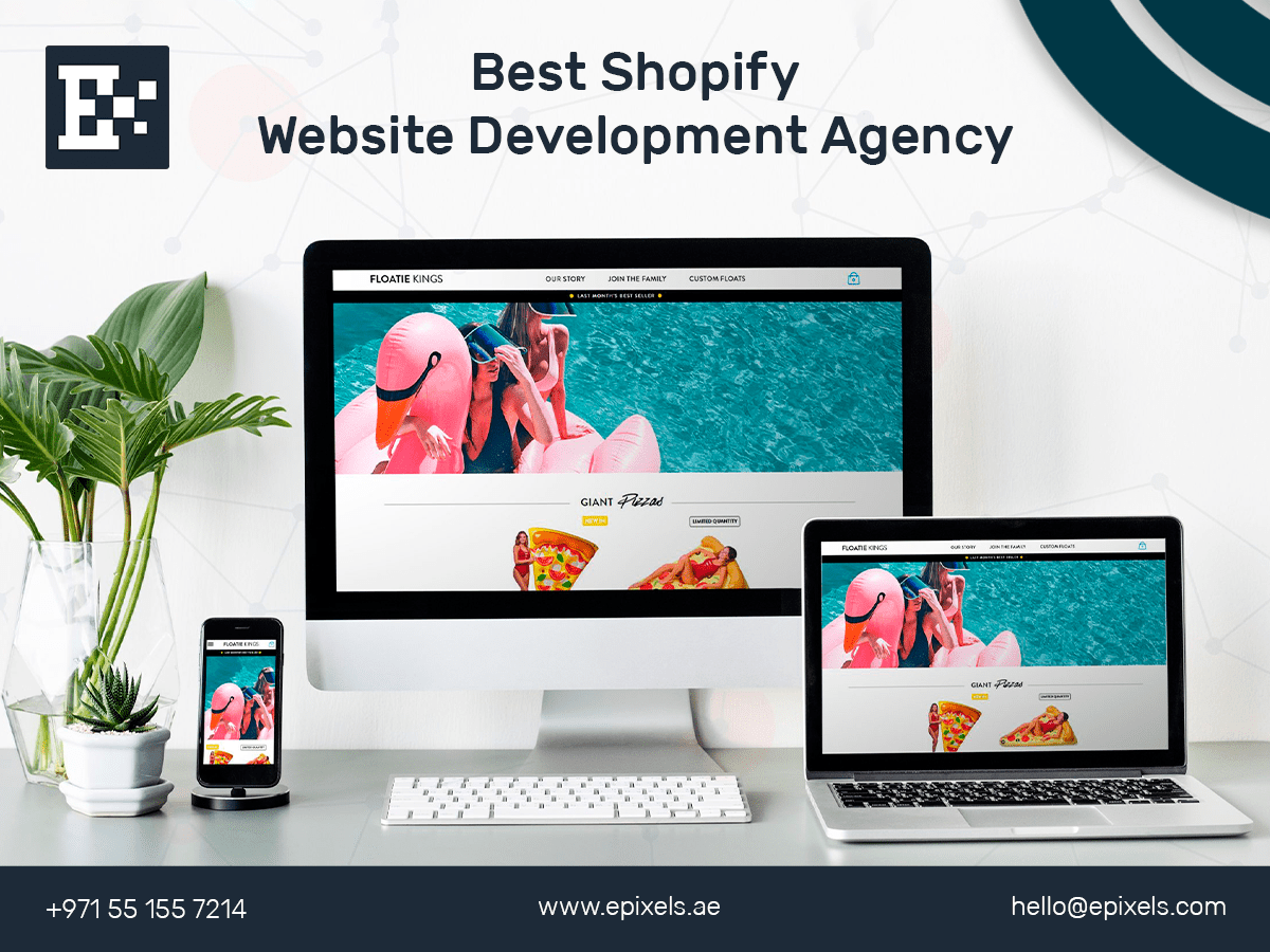 Best Shopify Website Development Agency UAE - Epixels Shopify Plus Expert