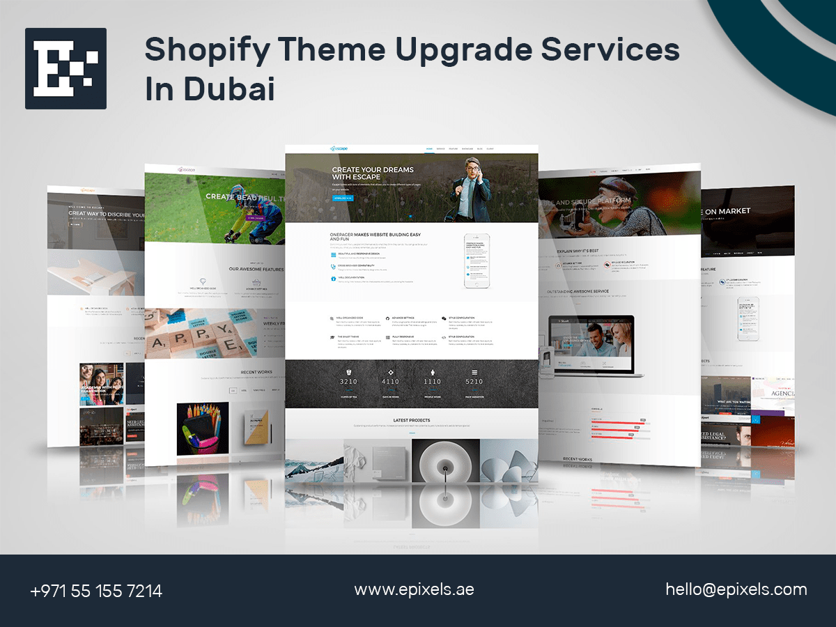 Shopify Theme upgrade services - Epixels Shopify Plus Expert